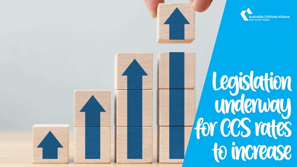 Legislation underway for CCS rates to increase